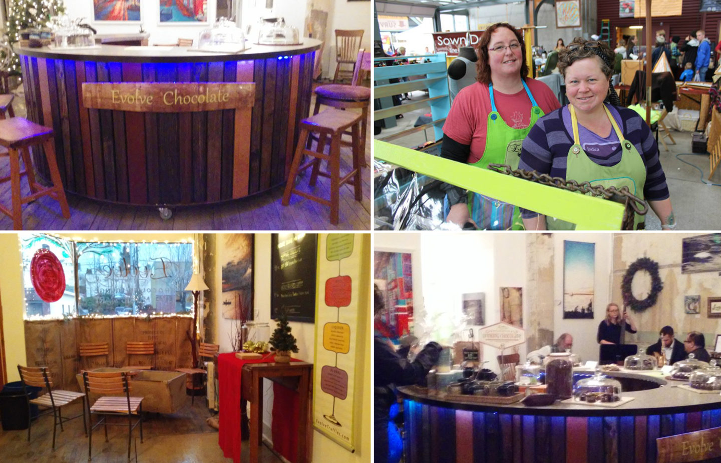 Evolve Chocolate pop-up shop of salvage | The RE Store