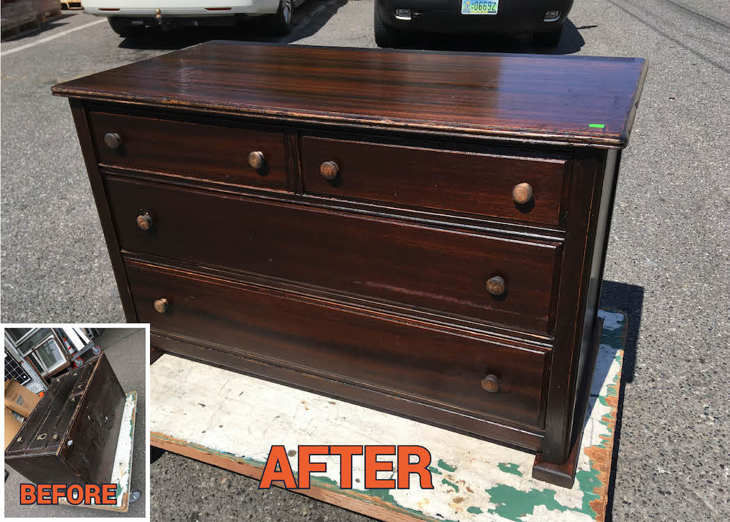 Refurbishing furniture takes time and effort. Here's why we do it.