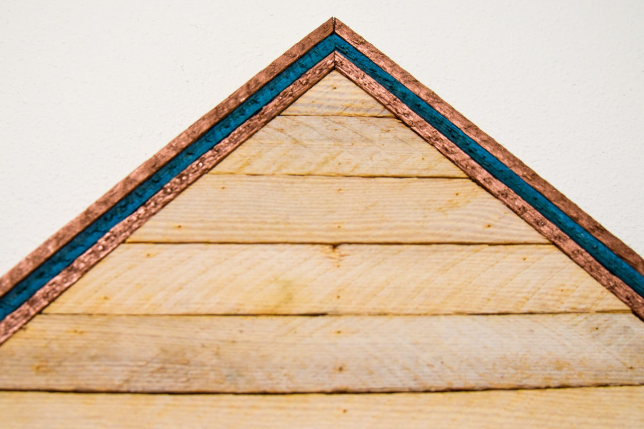 Creating wall art with wooden lath | The RE Store