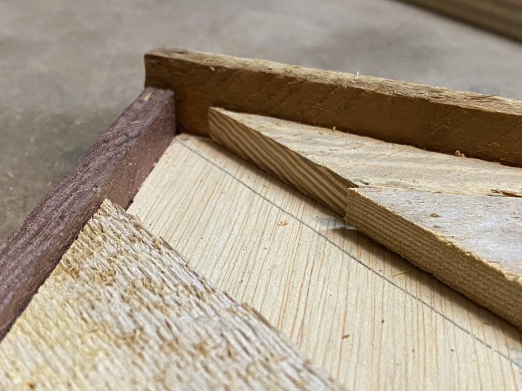 Creating wall art with wooden lath | The RE Store